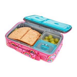 nuby insulated bento box lunchbox, girl