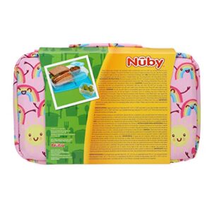 Nuby Insulated Bento Box Lunchbox, Girl