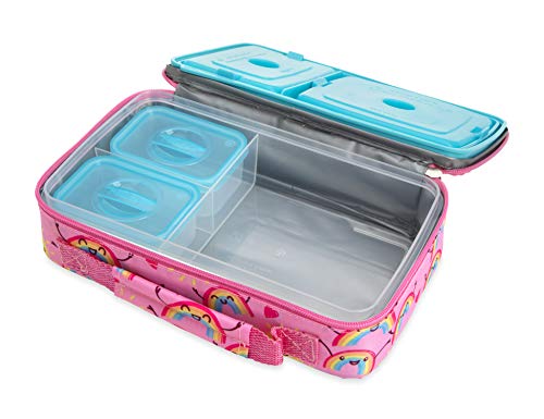 Nuby Insulated Bento Box Lunchbox, Girl