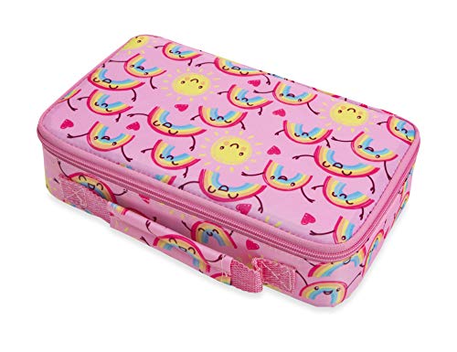 Nuby Insulated Bento Box Lunchbox, Girl