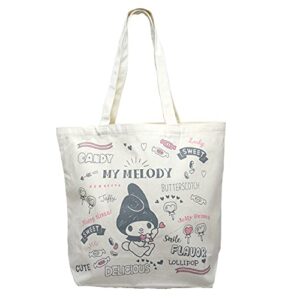 sanrio company, ltd. my melody tote bag my melody shopping bag gym bag my melody lunch bag japan exclusive | my melody gift sanrio licensed, medium