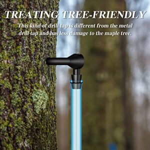 Hortsun 5 Set Maple Syrup Tree Tapping Kit Maple Syrup Sugaring Starter Taps Include 5 Pieces Maple Tree Tap Extractors and 5 Pieces Syrup Collection Extractor Tubes for Birch Maple Syrup Supplies