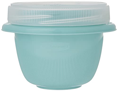 Rubbermaid TakeAlongs Snacking Food Storage Containers, 1.2 Cup, Colors may vary