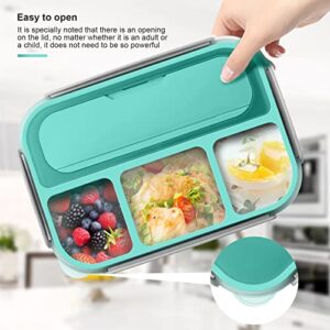 DZHJKIO Bento Box Lunch Box ,Lunch Containers for Adults/Kids/Toddler,1300ML-4 Compartment