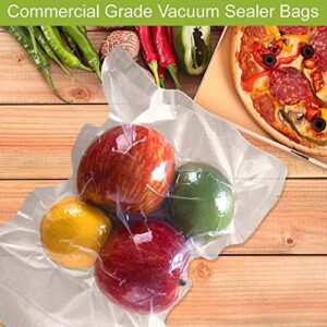 VacYaYa100 Quart 8 x 12 Inch Freezer Food Vacuum Sealer Storage Bags Size,Vac Seal a Meal Bags with BPA Free and Heavy Duty Sous Vide Vaccume Safe PreCut Bag