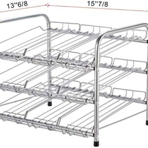 Rice rat Can Organizer for Pantry, Can Rack Can Storage Dispenser for Canned Food (3 tiers)