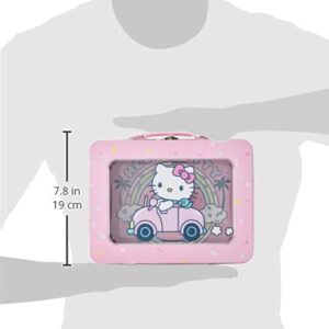 The Tin Box Company Hello Kitty XL Tin Lunchbox with Window , Pink