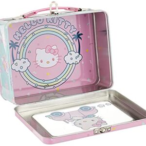 The Tin Box Company Hello Kitty XL Tin Lunchbox with Window , Pink