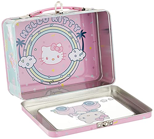 The Tin Box Company Hello Kitty XL Tin Lunchbox with Window , Pink