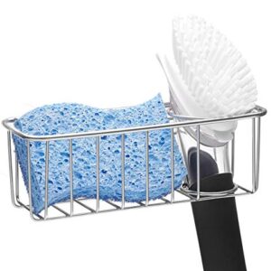 Simplique Sponge and Brush Holder Caddy For Kitchen Sink With Suction Cups