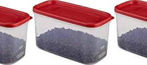 Rubbermaid 10-Cup Dry Food Container (Set of 3), Clear