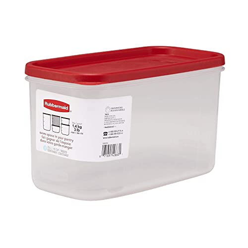 Rubbermaid 10-Cup Dry Food Container (Set of 3), Clear