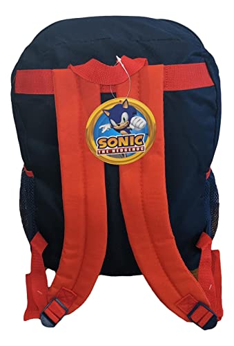 Sonic Full Size 16 Inch Backpack with Detachable Lunch Box