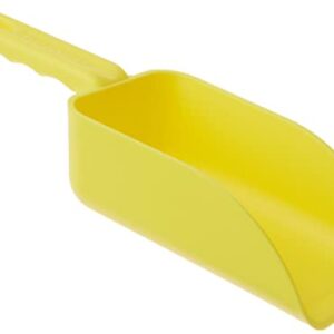 Vikan Remco 63006 Color-Coded Plastic Hand Scoop - BPA-Free Food-Safe Kitchen Utensils, Restaurant and Food Service Supplies, 16 oz, Yellow