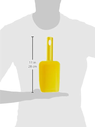 Vikan Remco 63006 Color-Coded Plastic Hand Scoop - BPA-Free Food-Safe Kitchen Utensils, Restaurant and Food Service Supplies, 16 oz, Yellow