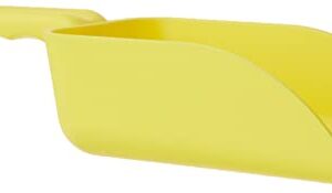 Vikan Remco 63006 Color-Coded Plastic Hand Scoop - BPA-Free Food-Safe Kitchen Utensils, Restaurant and Food Service Supplies, 16 oz, Yellow