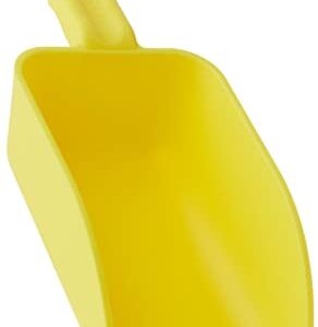 Vikan Remco 63006 Color-Coded Plastic Hand Scoop - BPA-Free Food-Safe Kitchen Utensils, Restaurant and Food Service Supplies, 16 oz, Yellow