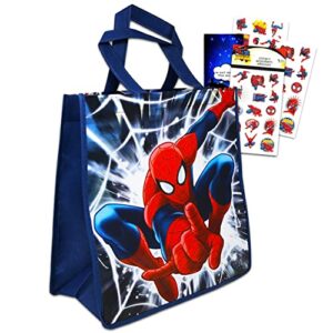 marvel heroes spiderman tote bag