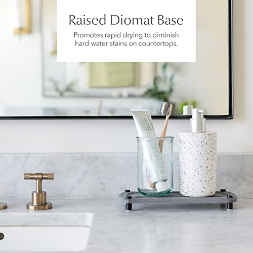 Dorai Home Sink Caddy – Dries Instantly and Prevents Moisture Buildup – Stainless Steel Feet with Rubber Bottom – Functional Design Created for The Modern Home – Sandstone