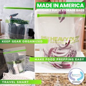 SMELLY PROOF - Reusable Clear Odor-Proof Storage Bags - 5-PACK - Barrier Technology - Made in the USA