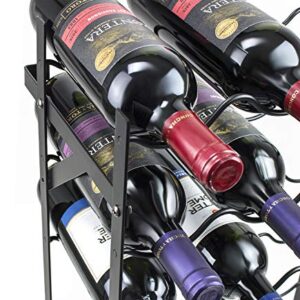 Sorbus Wine Rack Free Standing Floor Stand - Racks Hold 75 Bottles of Your Favorite Wine - Large Capacity Elegant Wine Storage for Any Bar, Wine Cellar, Kitchen, Dining Room, etc (75 Bottles)