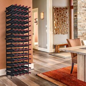 Sorbus Wine Rack Free Standing Floor Stand - Racks Hold 75 Bottles of Your Favorite Wine - Large Capacity Elegant Wine Storage for Any Bar, Wine Cellar, Kitchen, Dining Room, etc (75 Bottles)