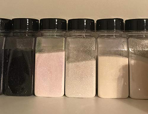 Bekith 16 Pack 9 Oz Plastic Spice Jars Bottles Containers with Black Cap – Perfect for Storing Spice, Herbs and Powders