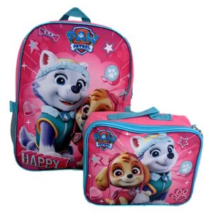 Group Ruz Nickelodeon Girl Paw Patrol 16" Backpack With Detachable Matching Lunch Box