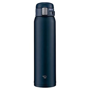 zojirushi (zojirushi) water bottle direct drinking [one-touch open] stainless mug 600ml navy sm-sf60-ad