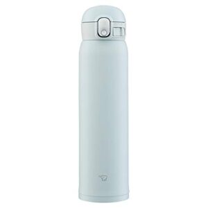 zojirushi sm-wa60-hl one-touch stainless steel mug, seamless, 2.3 gal (0.60 l), ice gray