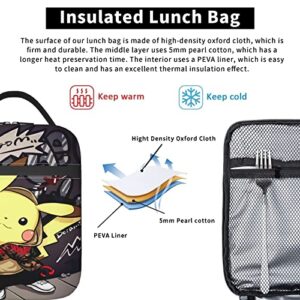 Anime Lunch Bag Insulated Portable Lunch Box Tote Bags For Adults Men Women Travel Picnic Office Gifts