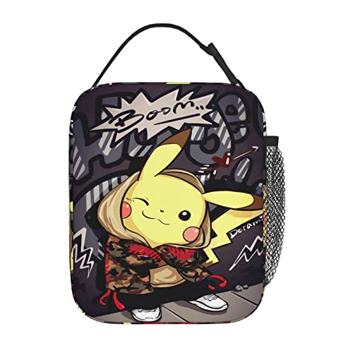 Anime Lunch Bag Insulated Portable Lunch Box Tote Bags For Adults Men Women Travel Picnic Office Gifts