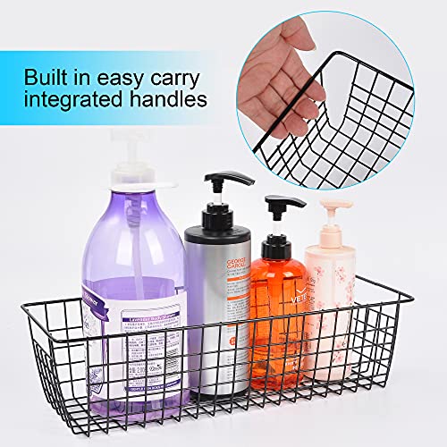 3PCS [Extra Large]Hanging Wire Baskets, Wall Mount Storage Basket, Rustic Toilet Paper Holder for Storage & Organization