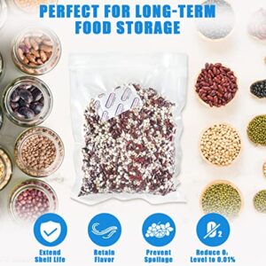 120 Packs 500CC Food Grade Oxygen Absorbers(10 Packs in Individual Vacuum Bag, 12x Packs of 10), Oxygen Absorbers for Food Storage & Mylar Bags, Canning, Mason Jars, Survival and Preserved Foods