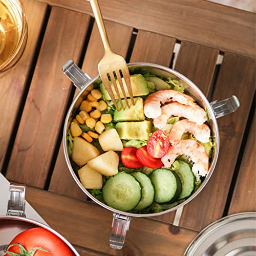 Allprettyall Premium Stainless Steel Food Storage Containers 304 Grade The Original Leak-Proof, Airtight, Smell-Proof - Perfect For Camping Trips, Lunches, Leftovers, Soups, Salads