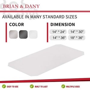 BRIAN & DANY Wire Shelf Liners Set of 5 (Industrial Strength) (14-Inch-by-36-Inch)