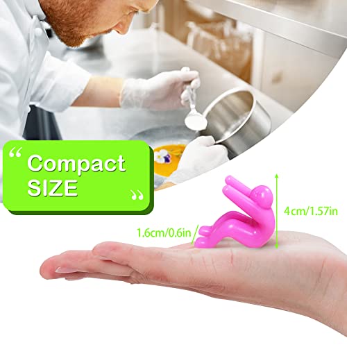 Spill-proof Lid Lifter for Soup Pot, Kitchen Tools Lid Stand Heat Resistant Holder Keep The Lid Open, Great Cooking Helpers and Decoration 6 Pack