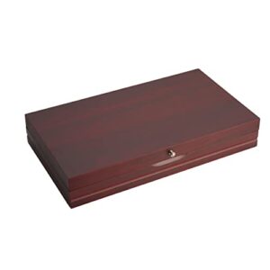 Wallace Dark Walnut Flatware Chest, 19 inches wide