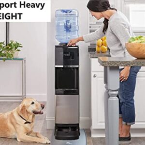 Water Cooler Dispenser Mat for Hardwood Floor and Countertop | Waterproof Anti Slip Scratches and Stains Protective| Rubber Tray Under Water Dispenser Absorb Heat