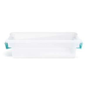 Sterilite 19618606 Small Clip Box Clear Storage Tote Container w/ Lid (12 Pack)