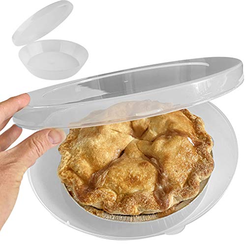 2 Pack - Evelots Pie Keeper-Carry-Stay Fresh-Hinged Lid-Cookie,Donut-Fridge/Freezer