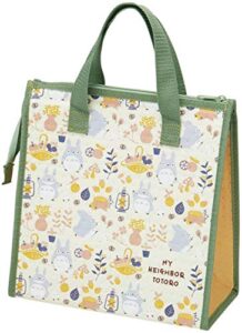 skater my neighbor totoro thermal insulated lunch bag with zip closure – foraging