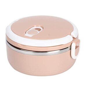 bento lunch box, keep food fresh containers 304 steel box for kids adults school pink