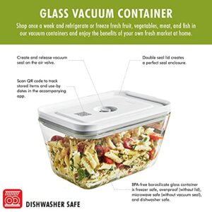 ZWILLING Fresh & Save 2-Piece Medium Glass Airtight Food Storage Container, Meal Prep Container