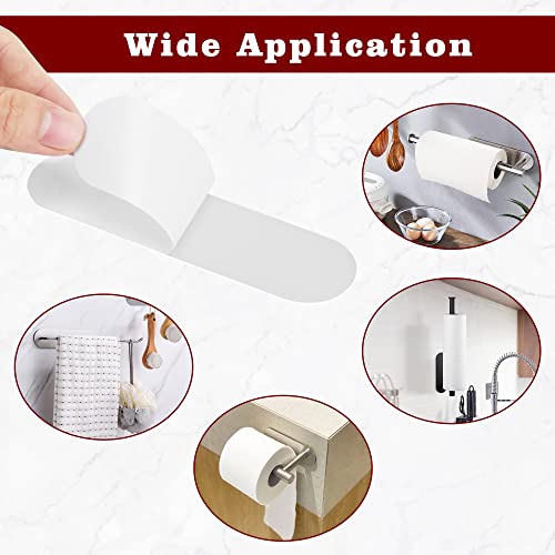 ChengFu Self Adhesive Strips, Replacement Adhesive Strips Compatible with Self Adhesive Paper Towel Holder, Paper Towel Holder Under Cabinet, 5.7 x 1.6 Inch (2 Pack)