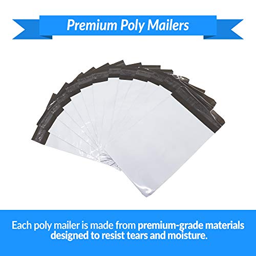 Reli. Poly Mailers 6x9 | 1000 Pcs Bulk | Small Mailing Envelopes/Shipping Bags | White Packaging Bags for Shipping | Non-Padded Poly Mailers | Self Sealing Mailing Bags for Small Items, Bulk (White)