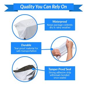 Reli. Poly Mailers 6x9 | 1000 Pcs Bulk | Small Mailing Envelopes/Shipping Bags | White Packaging Bags for Shipping | Non-Padded Poly Mailers | Self Sealing Mailing Bags for Small Items, Bulk (White)