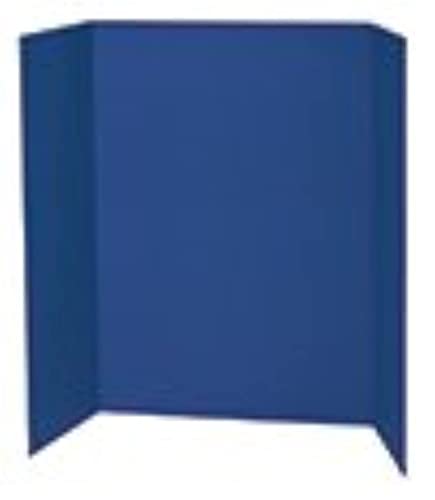 Spotlight 1 Ply Trifold Display Board, 48" Width x 36" Height, Blue