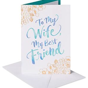 American Greetings Birthday Card for Wife (My Best Friend)