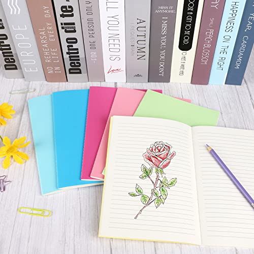 EOOUT 30pcs A5 Journals Notebooks Bulk, Ruled Lined Journal for Writing, 5.5" X 8.5", 60 Pages, for Kids, Office Supplies, School Supplies, 15 Colors